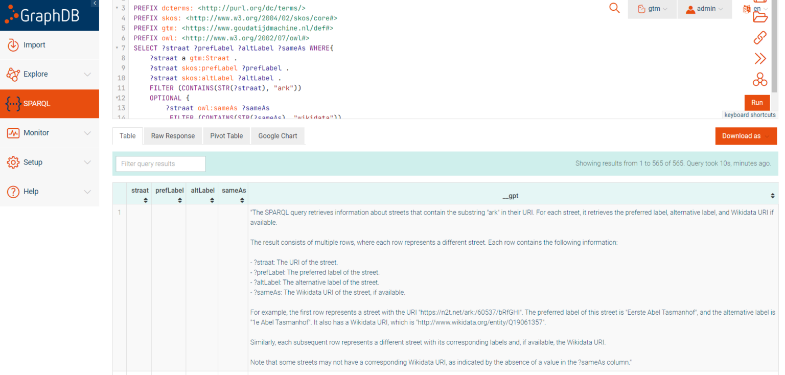 Spelen met ChatGPT vanuit SPARQL (GraphDB) - Blog Bob